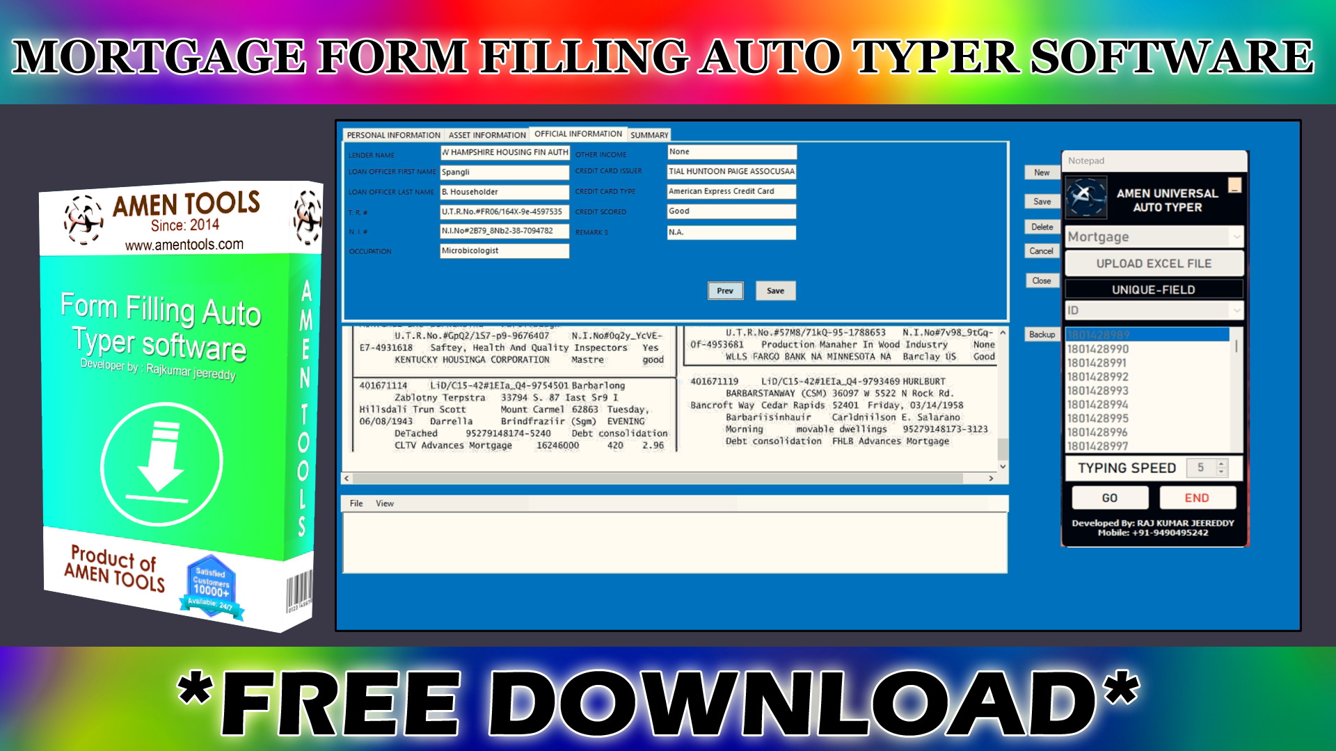 Form Filling Auto Typer Software | Fill Forms Automatically