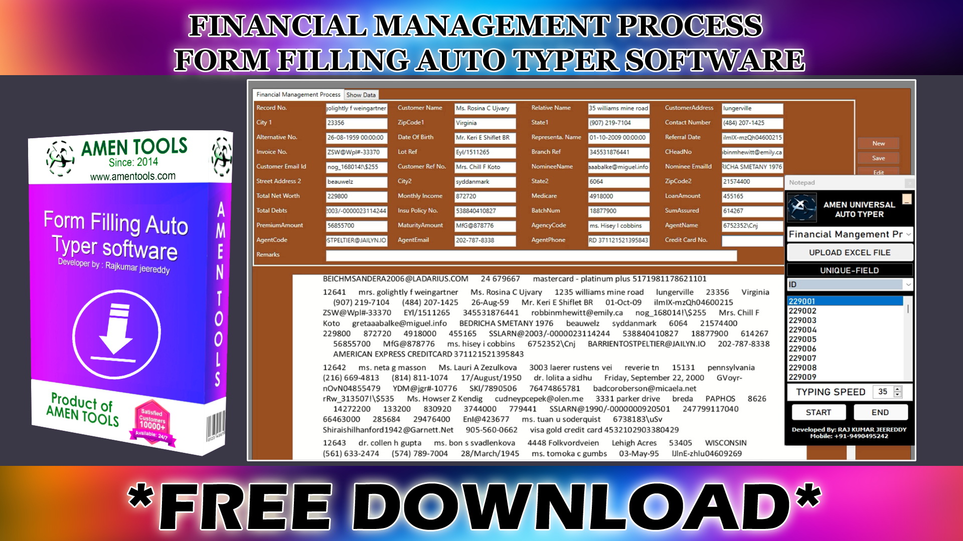 Form Filling Auto Typer Software | Fill Forms Automatically